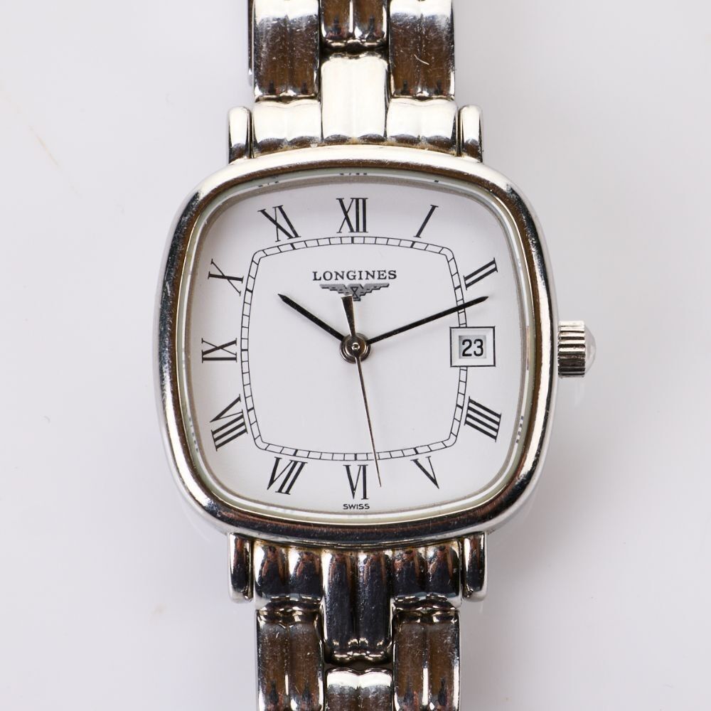 Longines Presence Cushion Quartz Wristwatch - Stainless Steel - 2010/20 ...