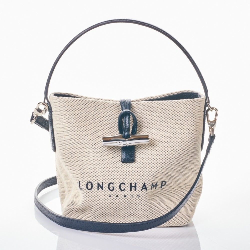 Longchamp Essential XS Canvas Bucket Bag - Made in France - Handbags ...