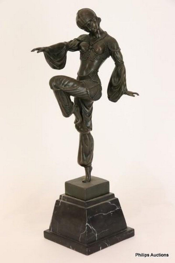 Charm of the Orient Bronze Figure by Armand Godard - Figures/Groups ...