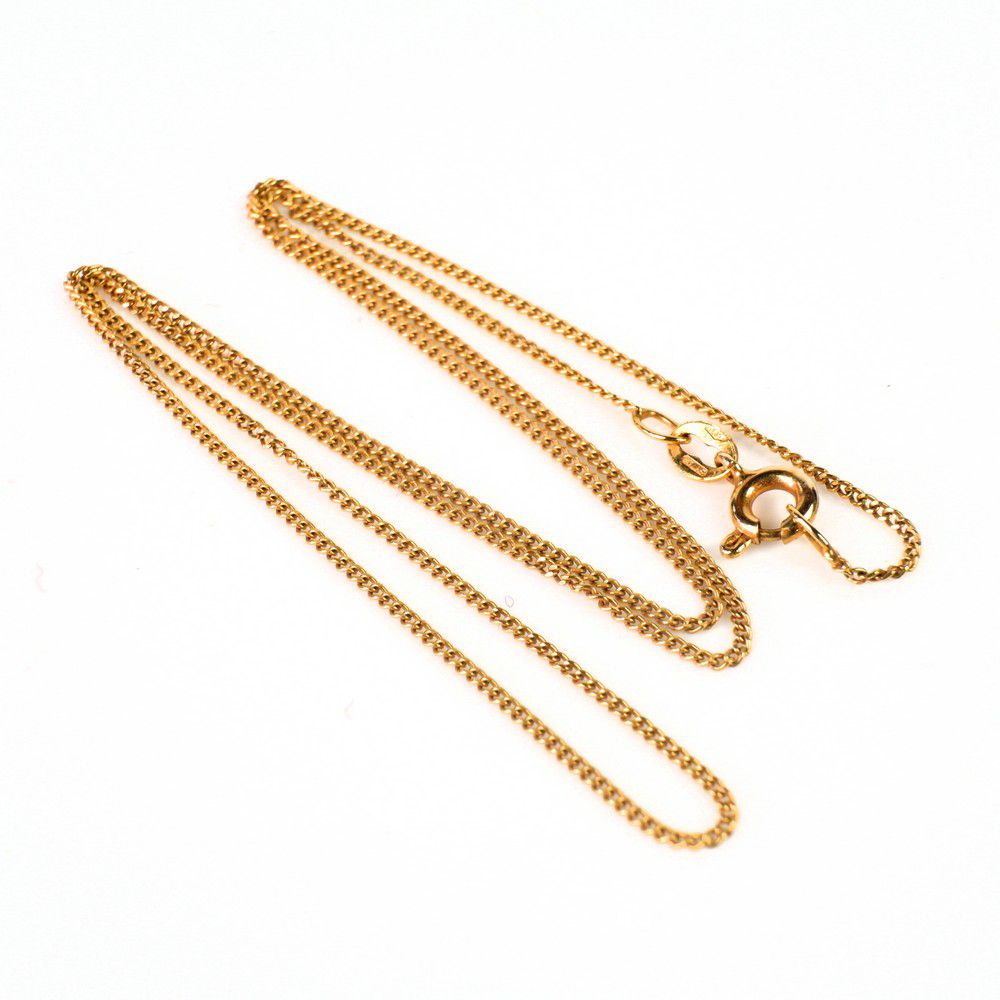 14ct Gold Box Chain - 40cm Length - Necklace/Chain - Jewellery