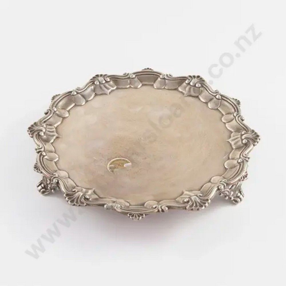 George III Sterling Silver Salver, London 1810, William Bateman, 500g ...