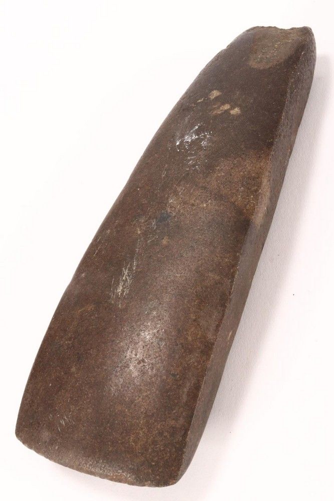 Ancient New Zealand stone adze head, tapered and facetted - New Zealand ...