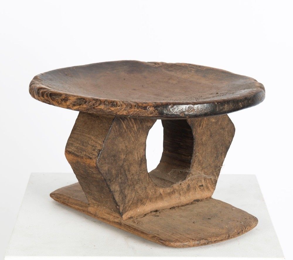 East African Tribal Carved Wood Stool from Brosset Collection - African ...