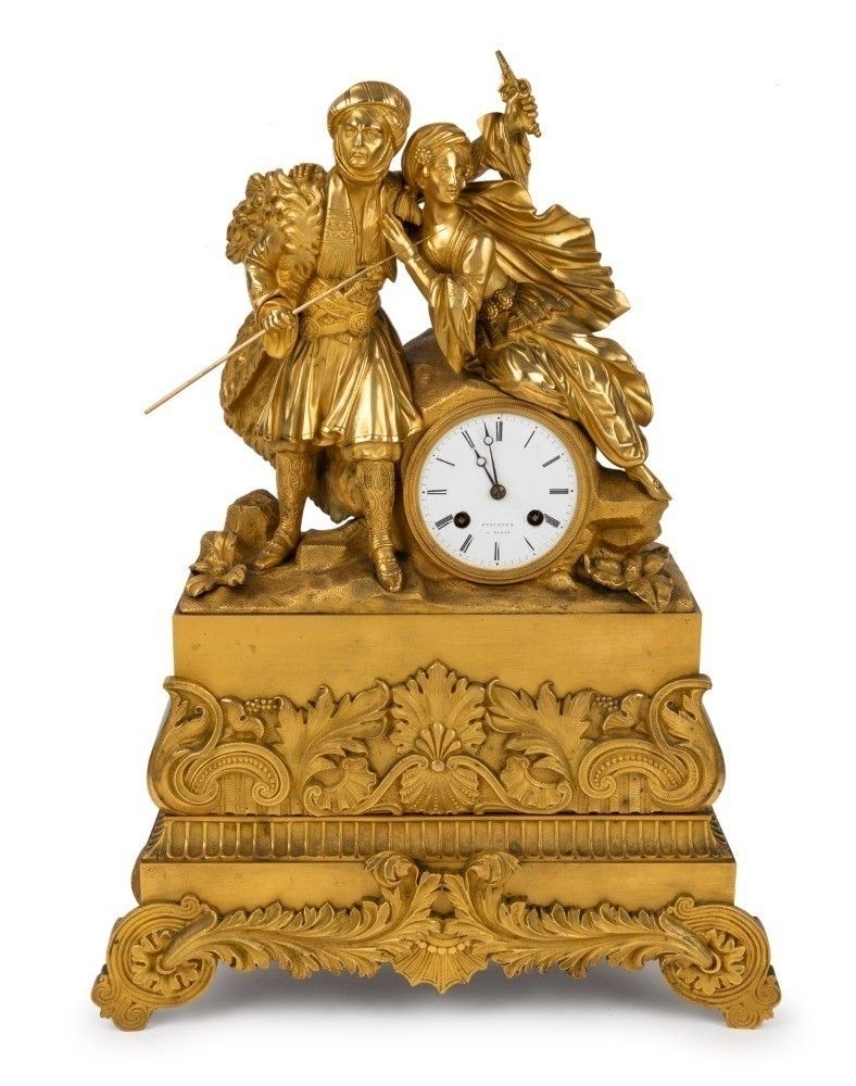 Antique French Ormolu Mantle Clock, 19th Century, Signed Stauffert ...