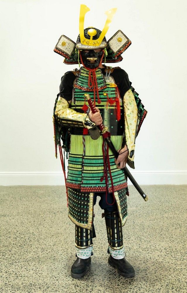 Replica Samurai Armor Set with Katana - 5'11 Model Height - Edged ...