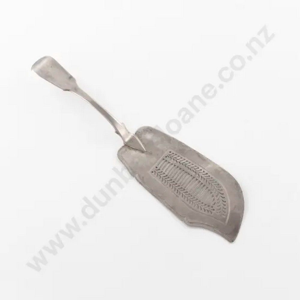 1826 George IV Sterling Silver Fish Slice with Pierced Blade - Flatware ...