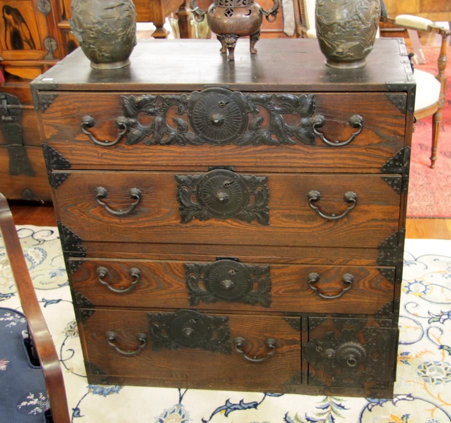 Korean Split Chest with Decorative Metal Mounts