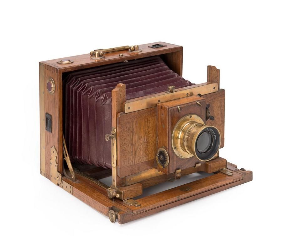 Vintage Timber and Brass Folding Field Camera Plana-Symetrique ...