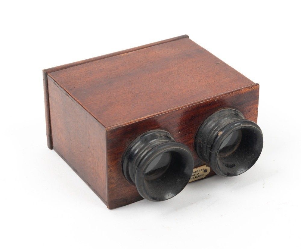 Verascope Stereo Viewer: 1880s Antique 45 x 107 mm Viewer - Photography ...