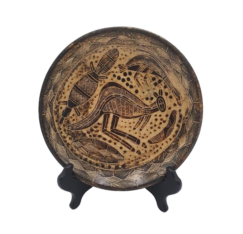 Aboriginal Sgraffito Plate by Carl Cooper, Australia 1951 - Cooper ...