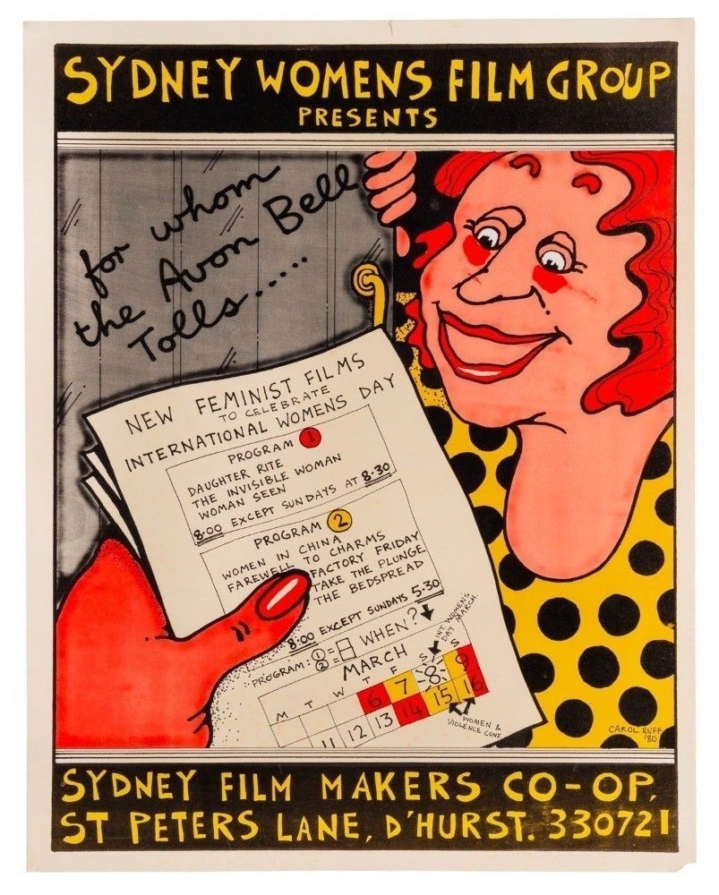 "For Whom the Avon Bell Tolls" Screening Poster, 1980 - Prints ...