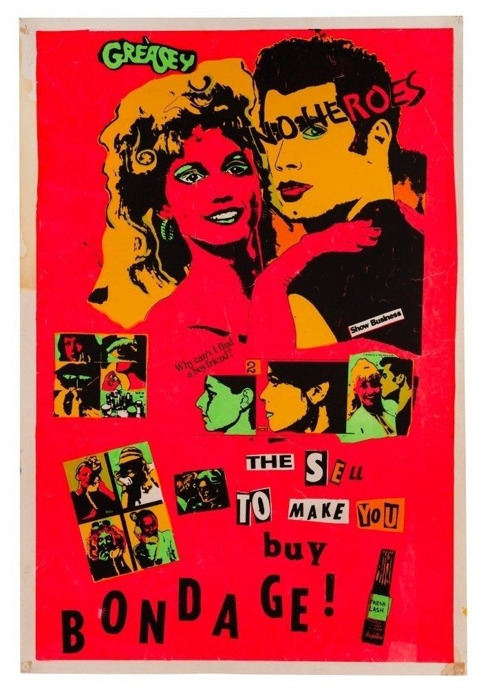 GREASEY - NO HEROES - BONDAGE: SELL TO MAKE YOU BUY - Prints - Posters ...