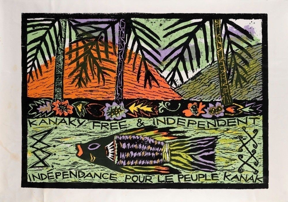 KANAKY FREE: New Caledonia Independence Movement, 1988 Poster - Prints ...