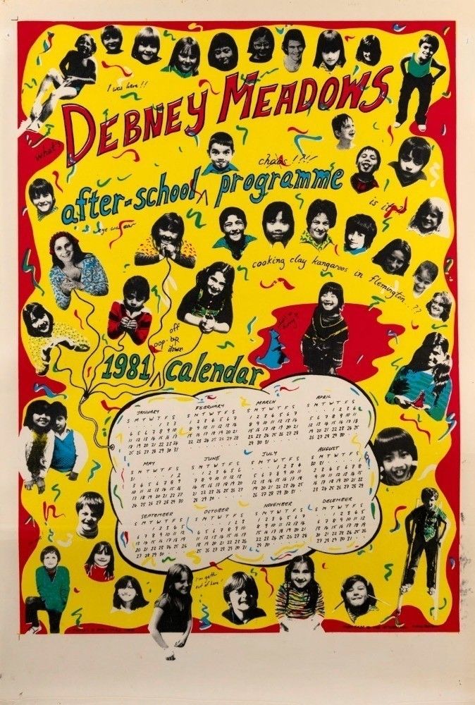 Debney Meadows After School Programme 1981 Calendar Poster Prints