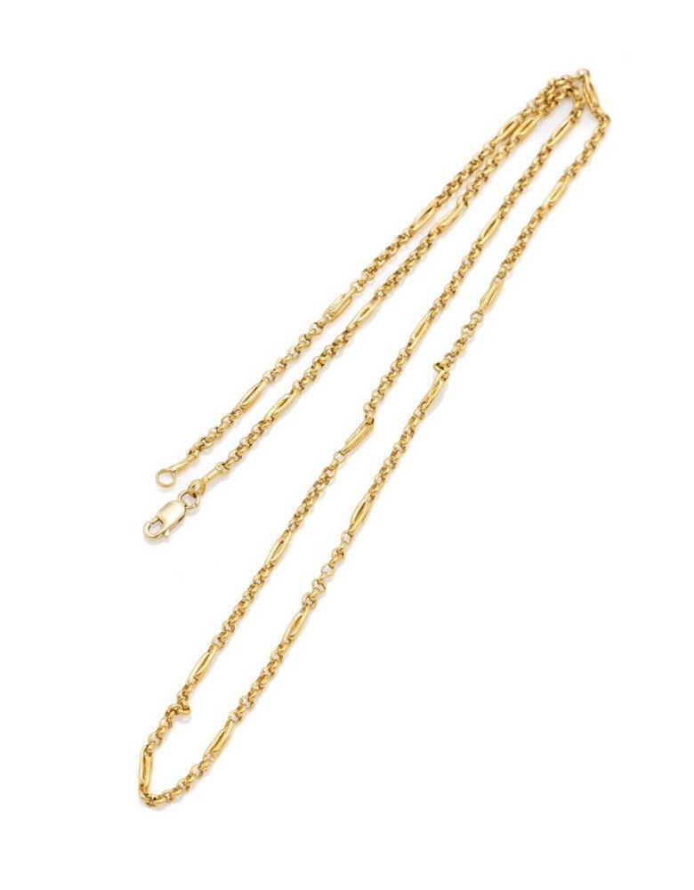 21CT Double Fetter and Belcher Chain with 9CT Parrot Clasp - Necklace ...