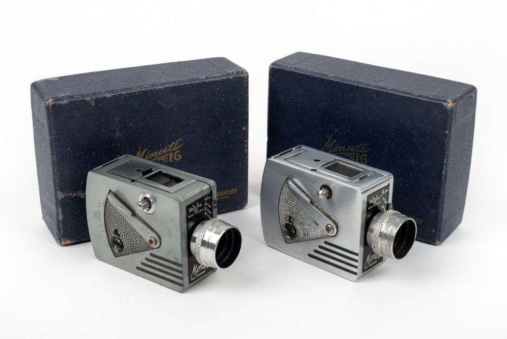 1949 Universal Subminiature Camera Set with Two Aperture Settings ...
