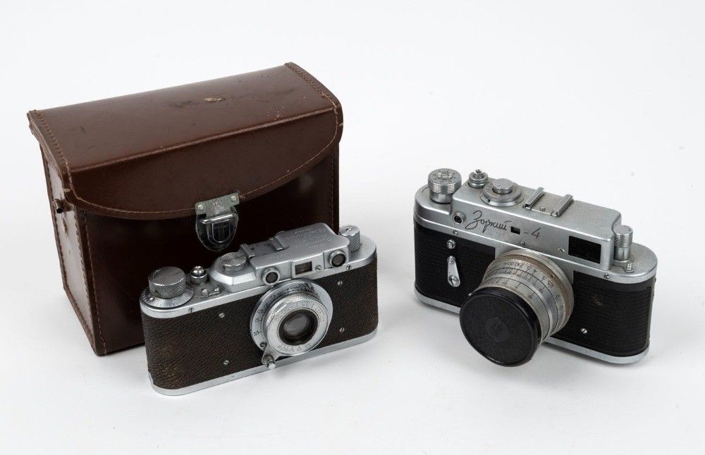 Soviet Rangefinder Cameras: Fed Type 1c and Zorki-4 Set - Photography ...