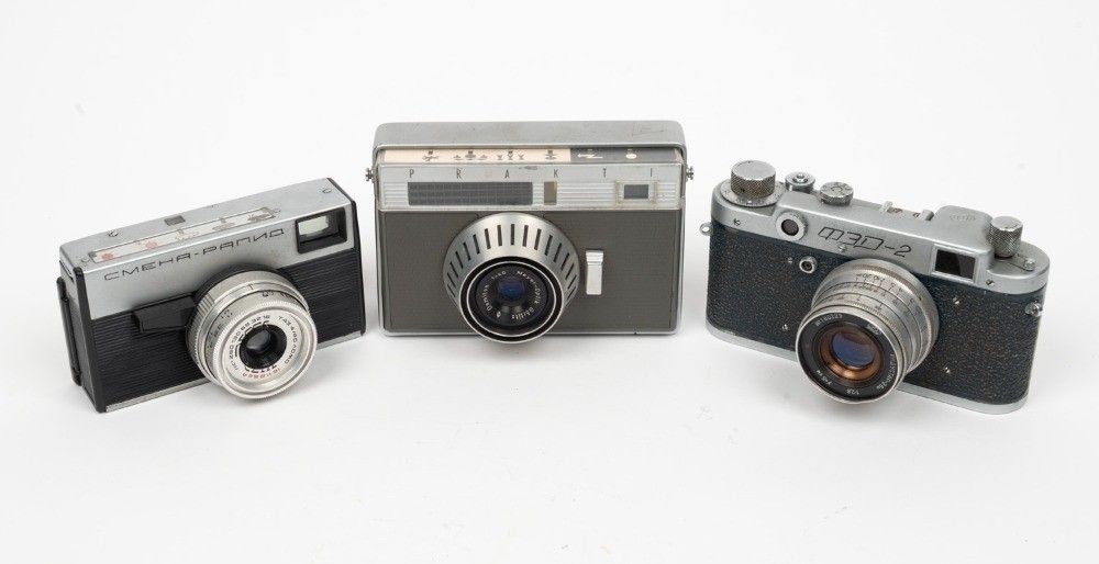 Soviet Cameras: Fed-2, Prakti, Smena-Rapid - 1960s Manufacture ...