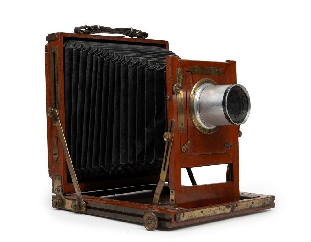 Vintage Field Camera with Ross London Lens: 8½ x 6½" Plate ...