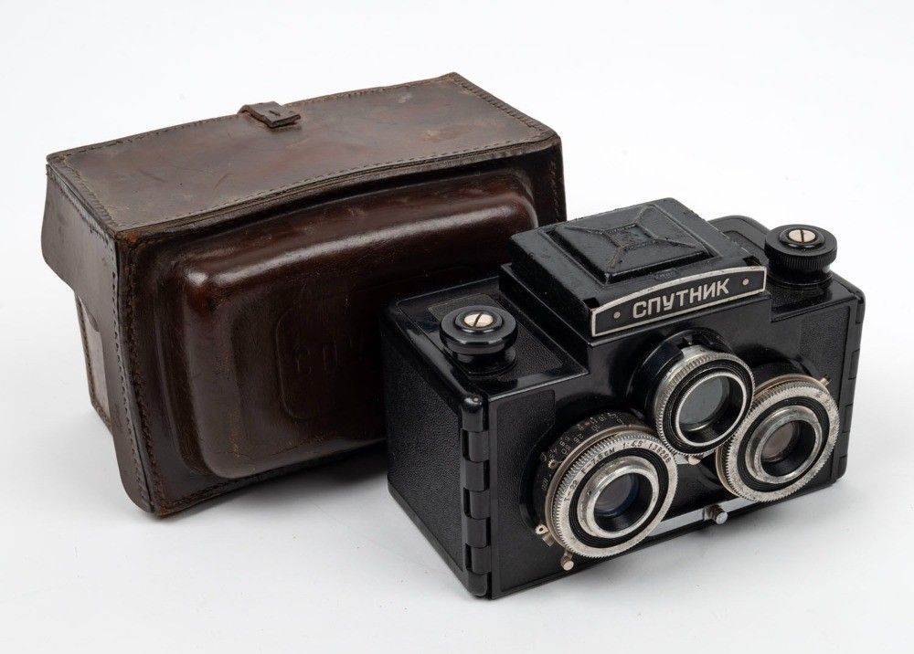 Sputnik Stereo 120 Film TLR Camera with Twin Lenses - Photography ...