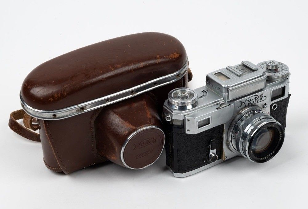Kiev Arsenal 4a Rangefinder Camera with Jupiter-8M Lens & Case ...