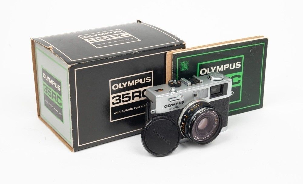 Olympus 35 Rc Rangefinder Camera with E. Zuiko Lens, Box - Photography ...