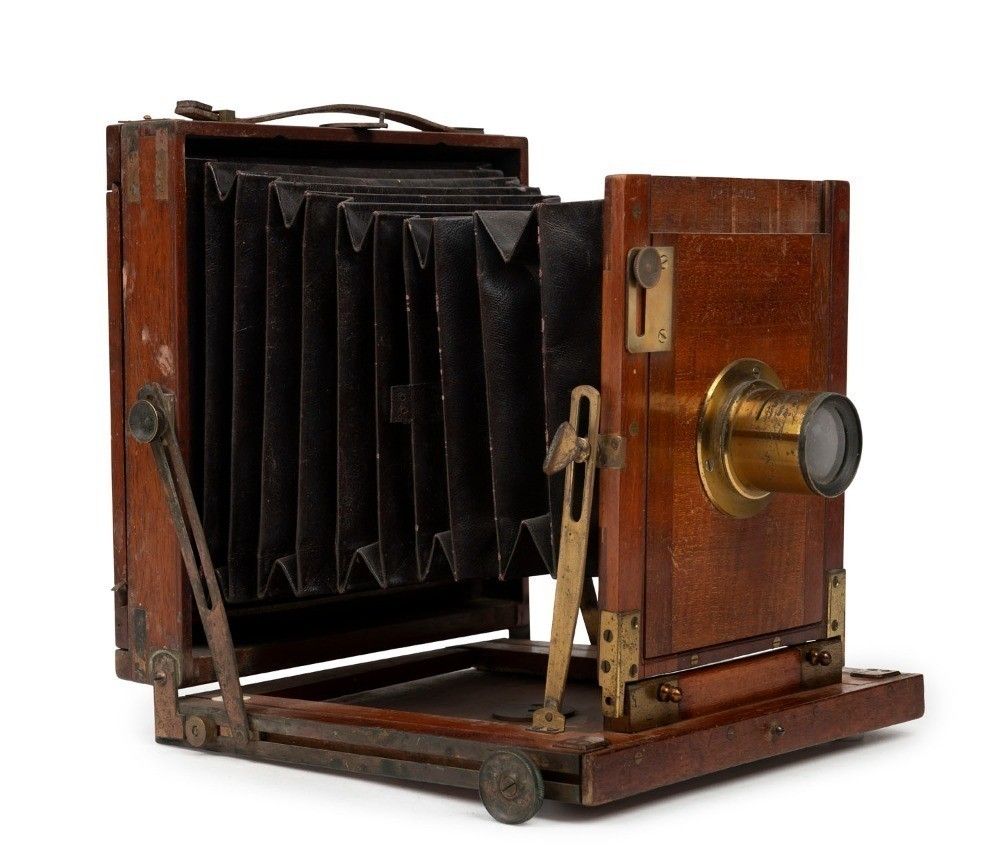 Optimus 4¾ x 6½" Plate Field Camera with Optimus Lens - Photography ...