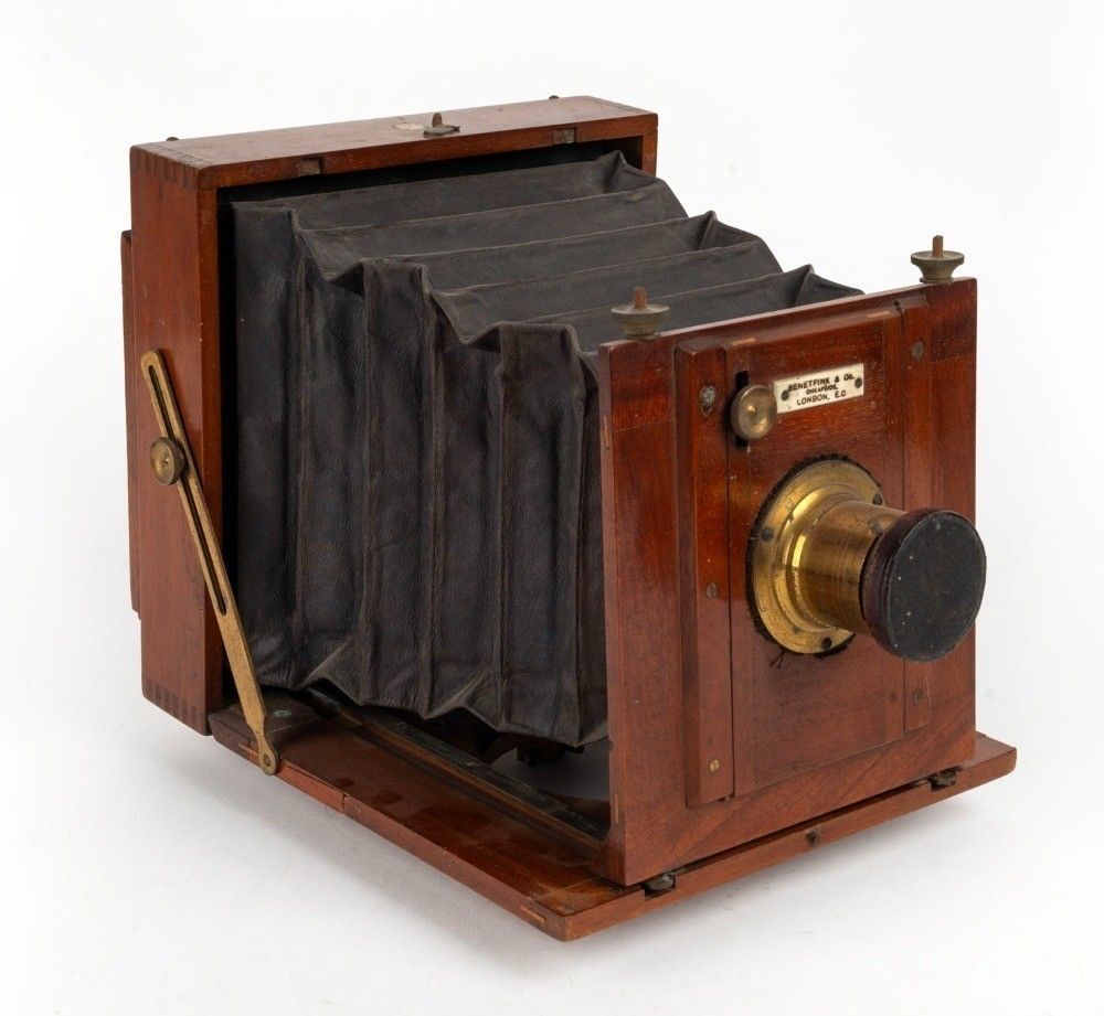 1888 Underwood 'Tourograph' Field Camera with Benetfink & Co. Plaque ...