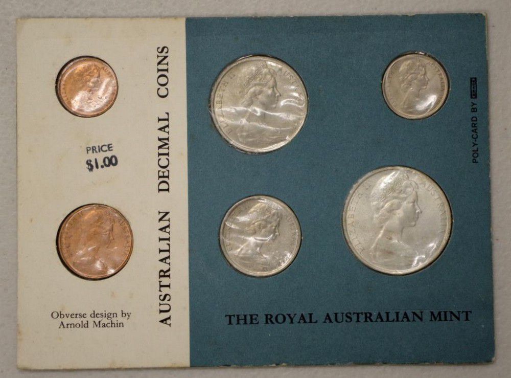 1966 Australian UNC Coin Set - Coins - Numismatics, Stamps & Scrip