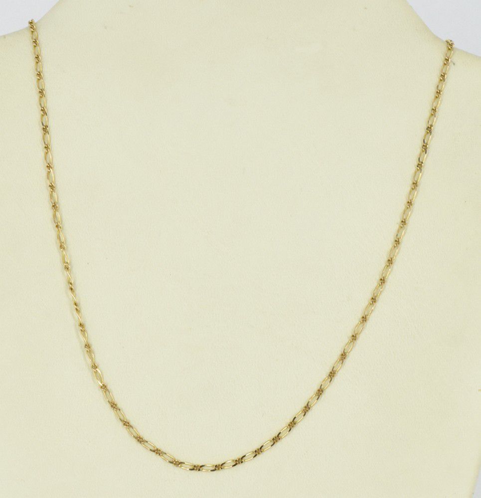9ct Yellow Gold Fancy Link Chain - 2.5g - Necklace/Chain - Jewellery