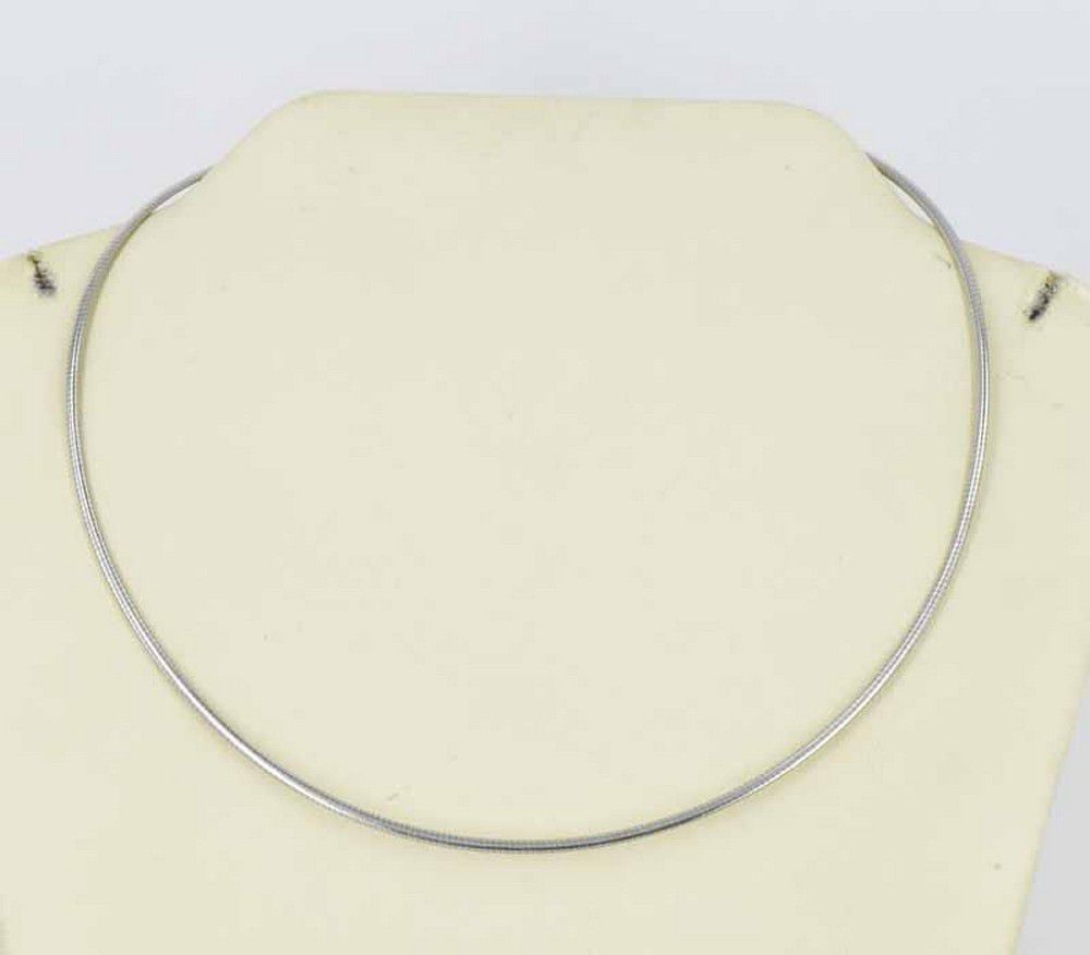 Reversible Two-Tone 9ct Gold Omega Chain with Valuation - Necklace ...
