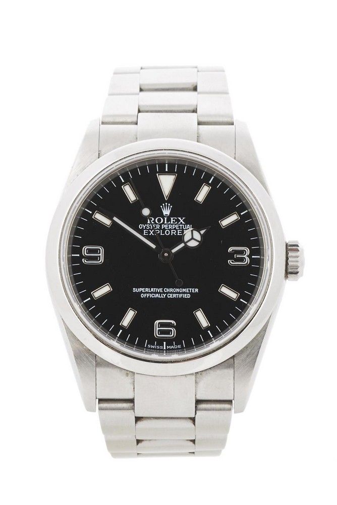 Rolex Oyster Perpetual Explorer Stainless Steel Watch, 2002 Model ...