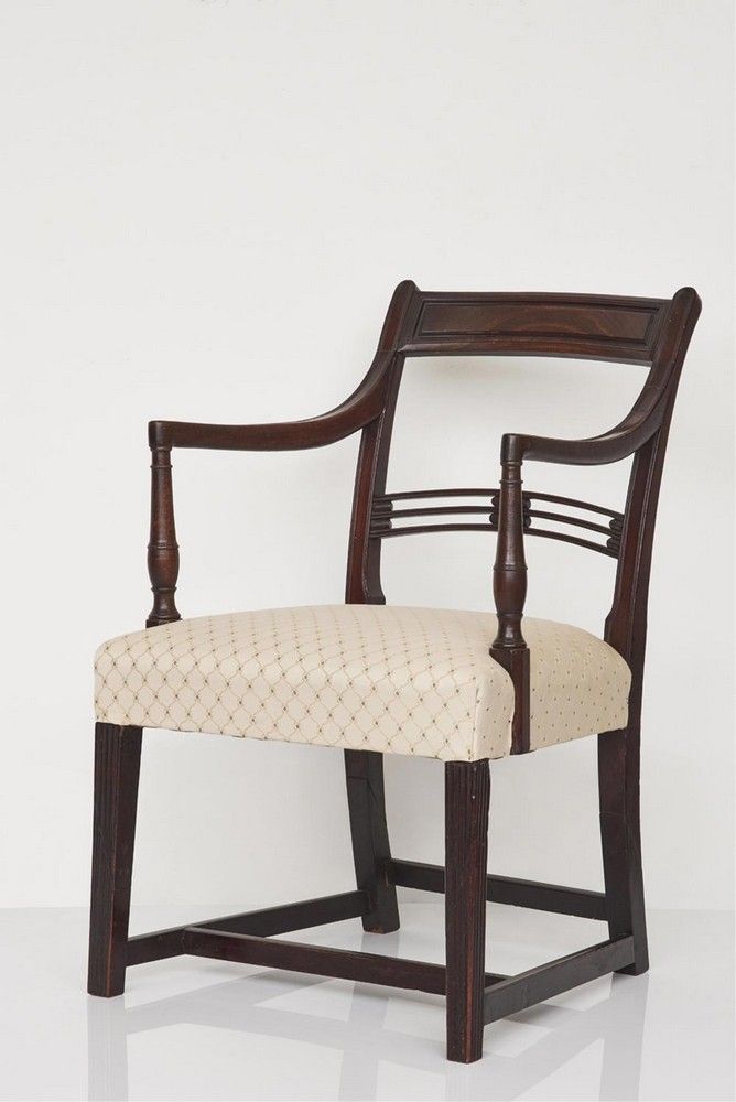 George III mahogany carver chair, English, circa 1800 - Seating ...