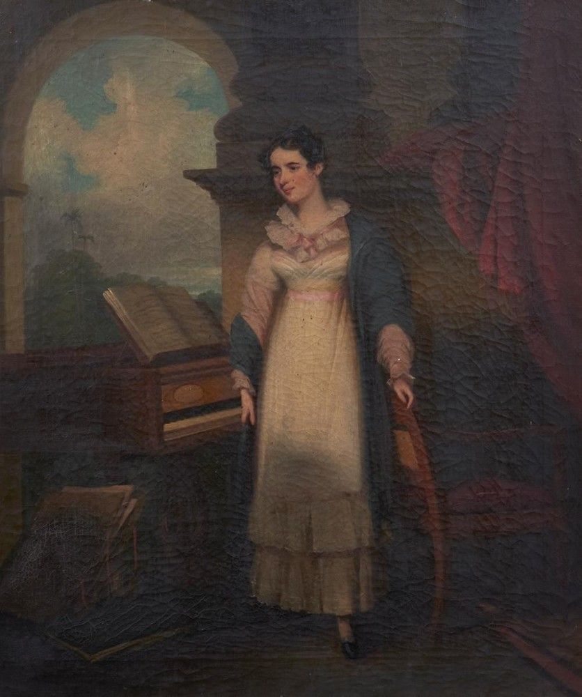Lady Mary Christian Patterson Casamaijor, attributed to George Chinnery ...