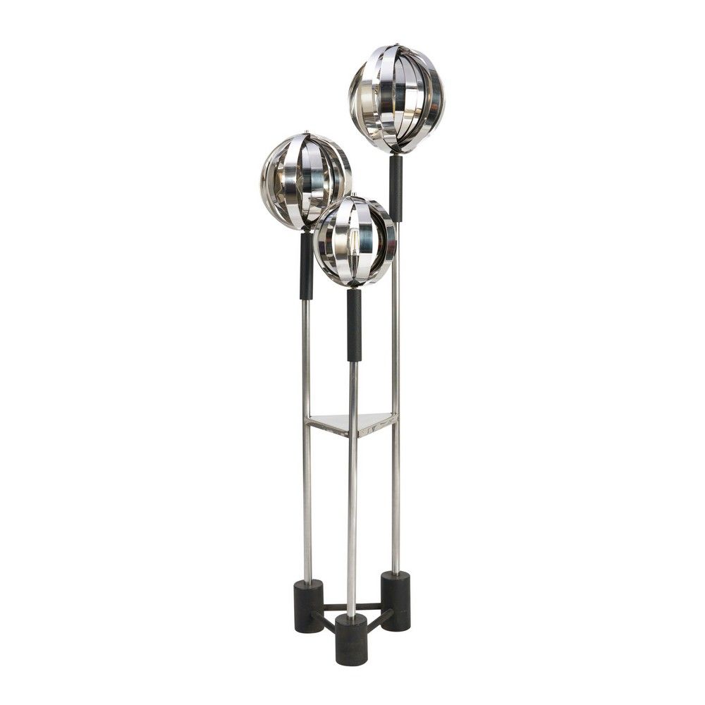Italian Chrome Moon L Trio Spherical Diffusers, Adjustable Segments ...