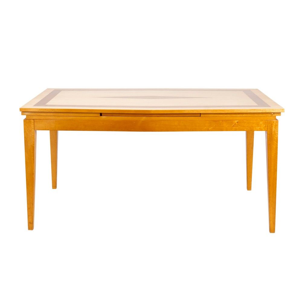 Blondewood Rosando Dining Table with Rhombus Inlay, Australia 1960s ...