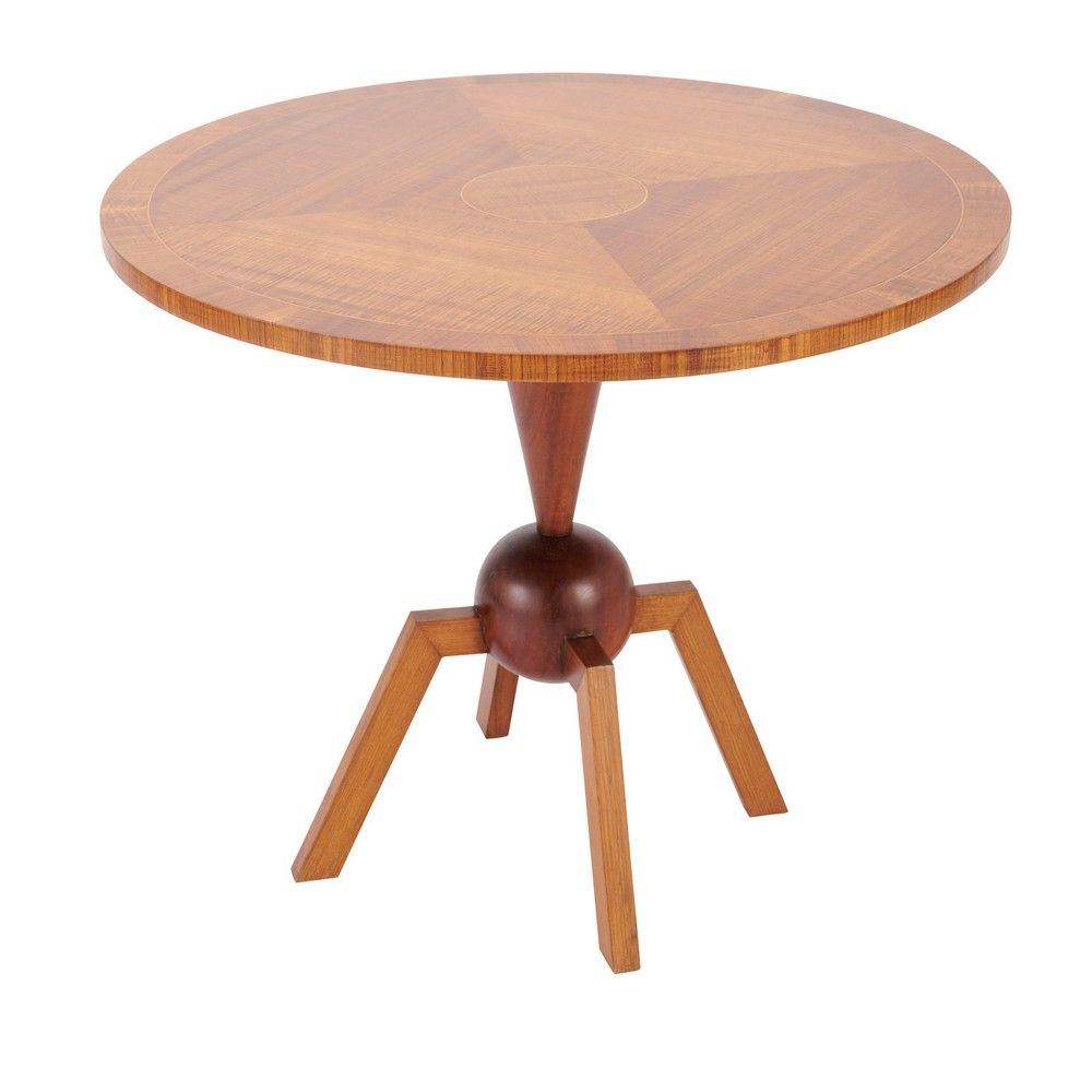 Rudowski Style Blackwood and Blackbean Circular Side Table, Australia ...