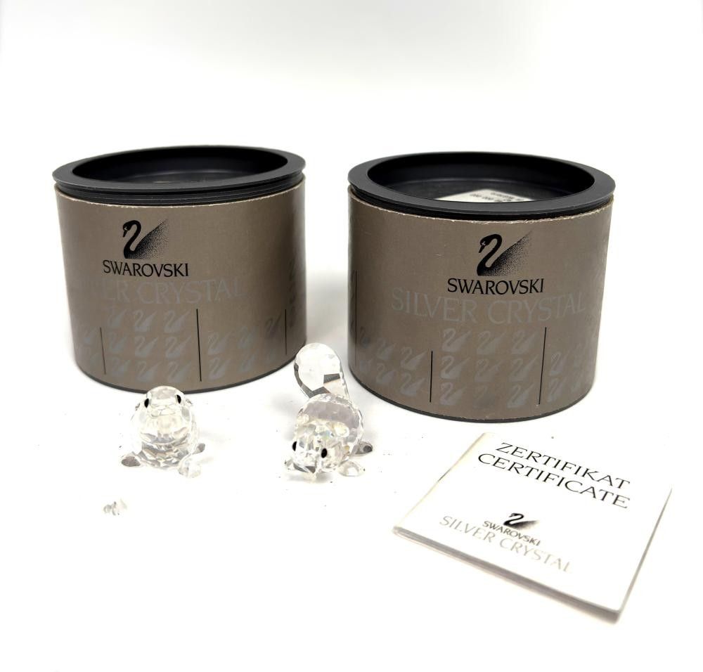 Swarovski Crystal Beaver Figures in Original Boxes - Set of 2 ...