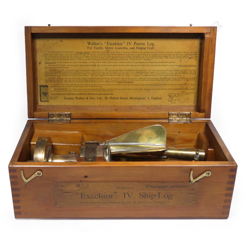 Antique Ship's Log with Provenance and Accessories - Nautical Equipment ...