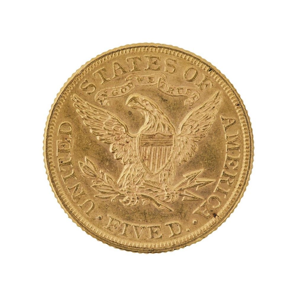 1900 American Liberty Head $5 Gold Coin, Private Collection - Coins ...