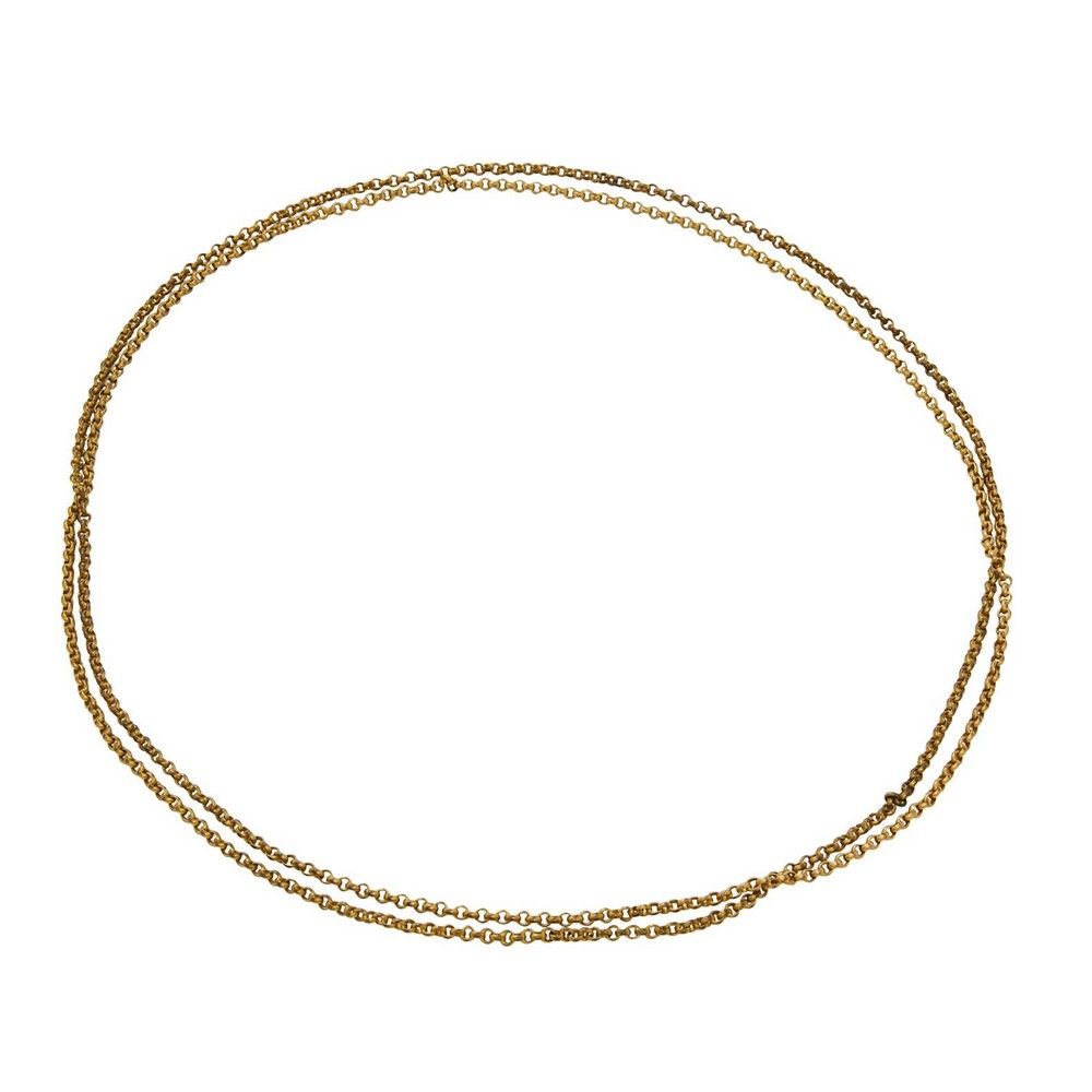 Gold plated long chain from Paul Kenny's Private Collection - Necklace ...