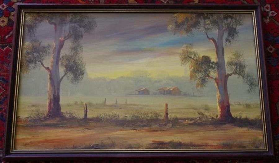 Australian Homestead in Wilson's Oil - Oil Paintings and Acrylics - Art
