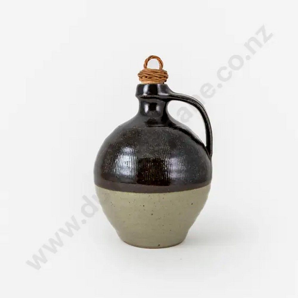 Incised Decoration Stoppered Flagon with Original Caned Stopper, 24cm ...