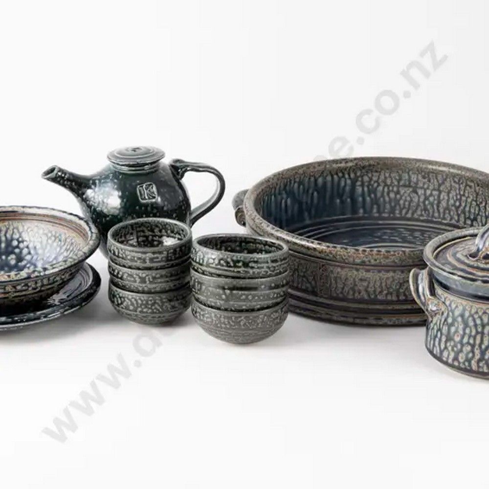 Kim Morgan Salt Glazed Serving Ware Set, 11 Pieces - New Zealand ...