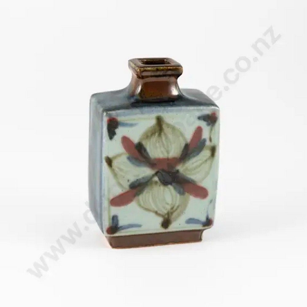 Bruce Martin Polychrome Glazed Rectangular Vase, 15 cm High - New ...