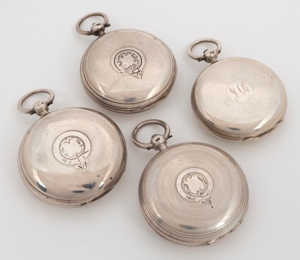 Melbourne Antique Sterling Silver Pocket Watches Collection, 19th ...
