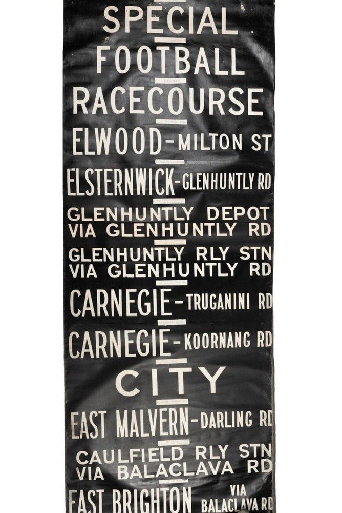 Melbourne Tram Destination Roll: Glen Huntly Depot and City Tour ...