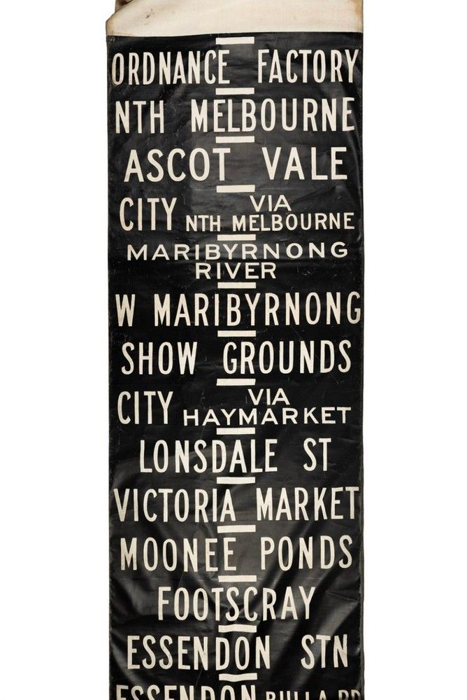 Melbourne Tram Destination Roll: Essendon Depot and Surrounding Areas ...