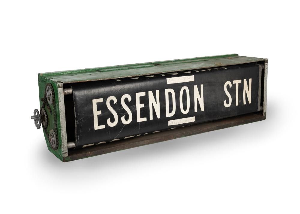 Melbourne Tram Destination Box: Essendon Depot Roll, 110cm Wide ...