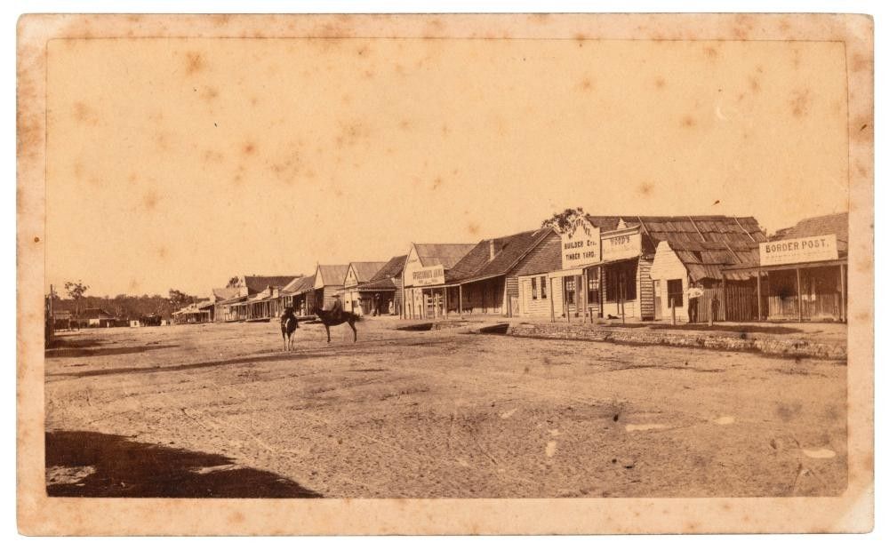 View of Stanthorpe Border Post Printing Office, circa 1875 ...